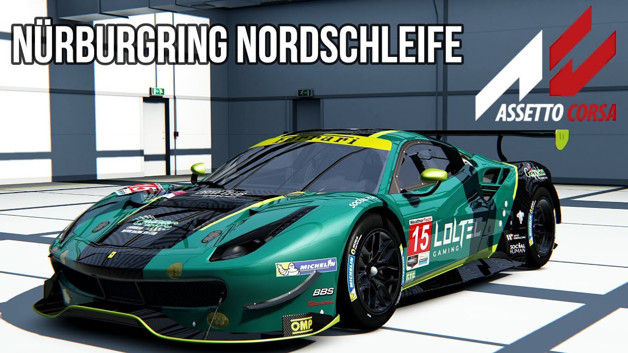 Ferrari 488 GTE Cockpit Driving Nürburgring - 4K60FPS - YouTube