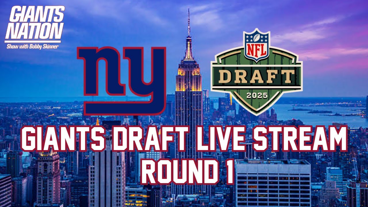 New York Giants 1st Round Draft Livestream - YouTube