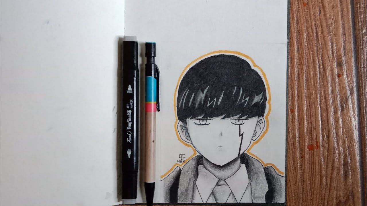 How to draw Mash from Mashle :Magic and Muscles - YouTube