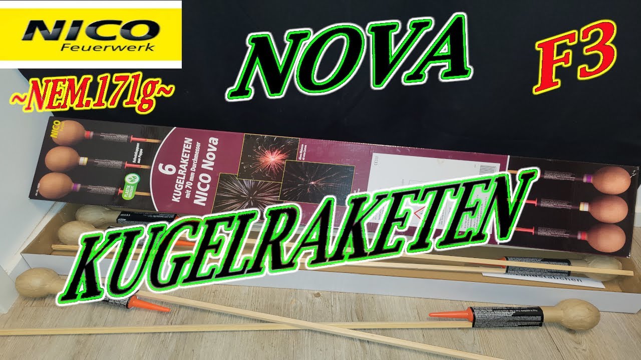 💥💥Nico Nova-Raketen/F3 Kugelkopfraketen/171gNEM🔥🔥 - YouTube