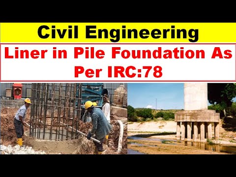 Liner in Pile Foundation| Minimum thickness of Liner| Scour Level| MSL ...