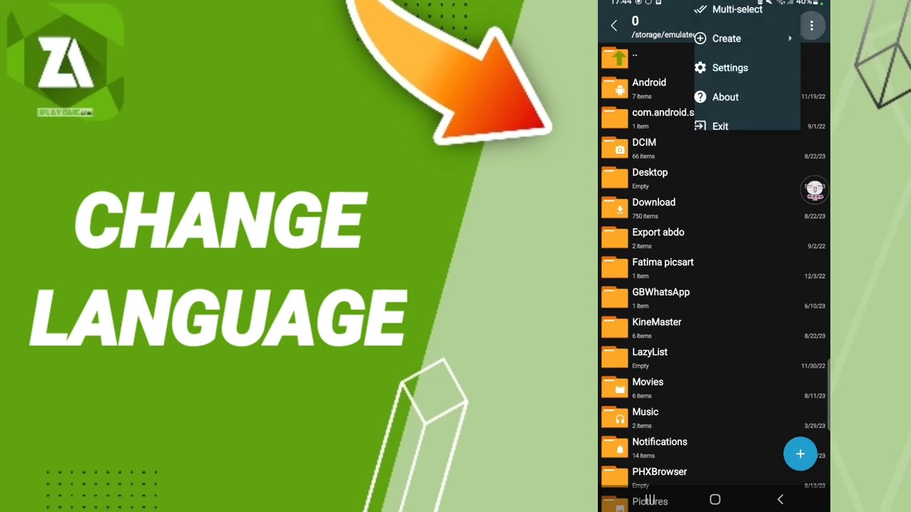 How To Change Your Language On ZArchiver App YouTube How To Change Your Language On ZArchiver App YouTube