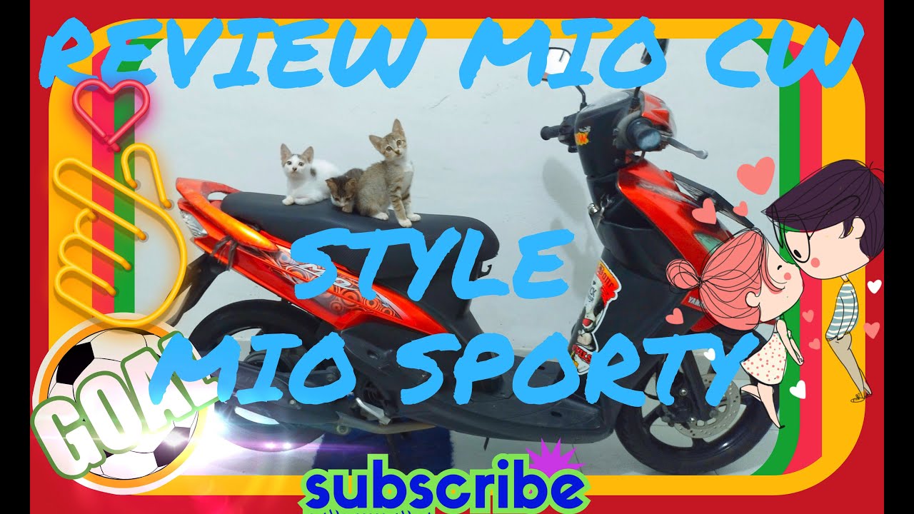 REVIEW MIO CW 'Modif' STYLE MIO SPORTY YAMAHA - YouTube