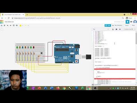 simulasi Traffic light menggunakan push button - YouTube