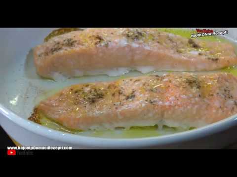 pečena riba u bešamel sosu - YouTube