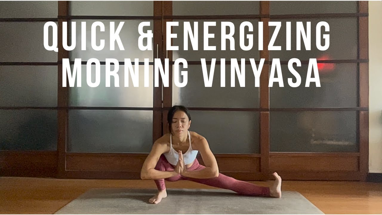 Quick & Energizing Morning Vinyasa | 24 Minutes - YouTube