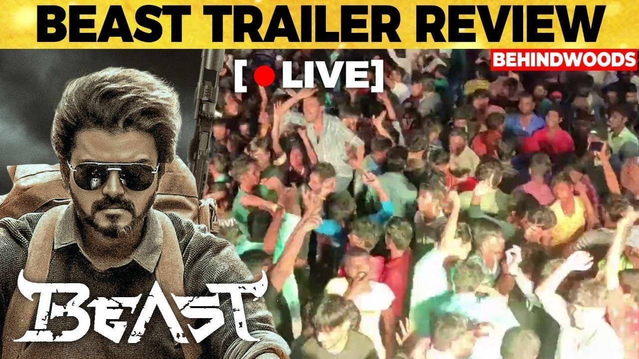 🔴LIVE: Beast Trailer Review🔥Vijay, Nelson, Anirudh, Pooja Hegde | Beast ...