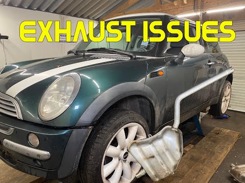 How to replace exhaust on a Mini Cooper 2001-2006 - YouTube