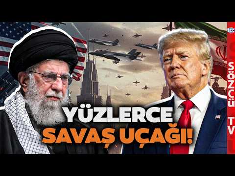 O Ülke İran'ı Terk Edin Dedi Panik Başladı! Trump Yüzlerce Savaş Uçağını İran'a Hedefledi!