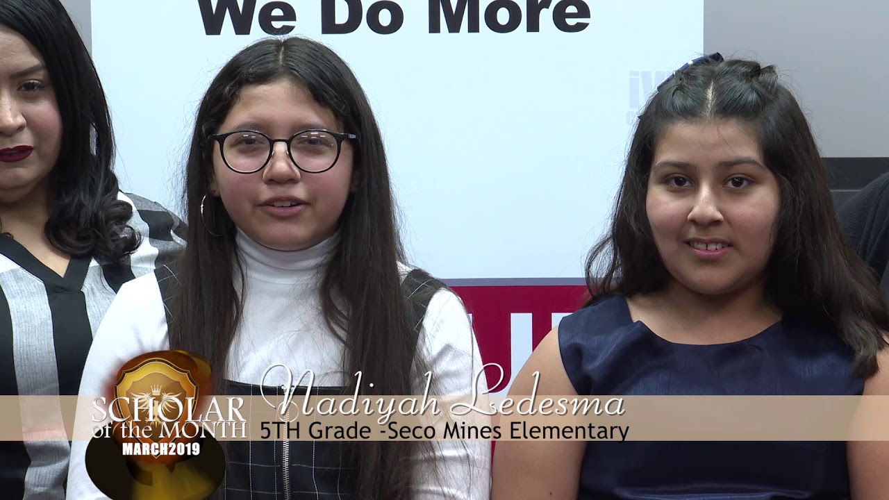 Scholar of the Month 5TH Grade 2018-2019 - YouTube