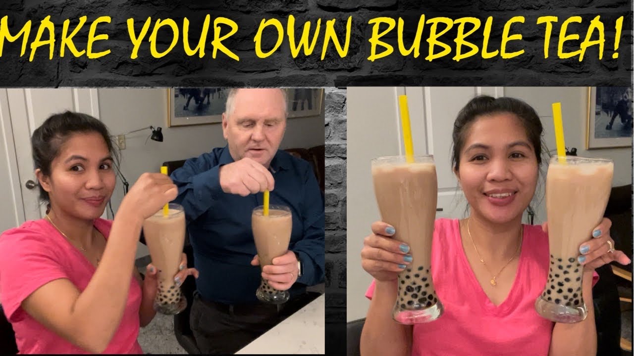HOMEMADE BUBBLE TEA| SIMPLE RECIPE - YouTube