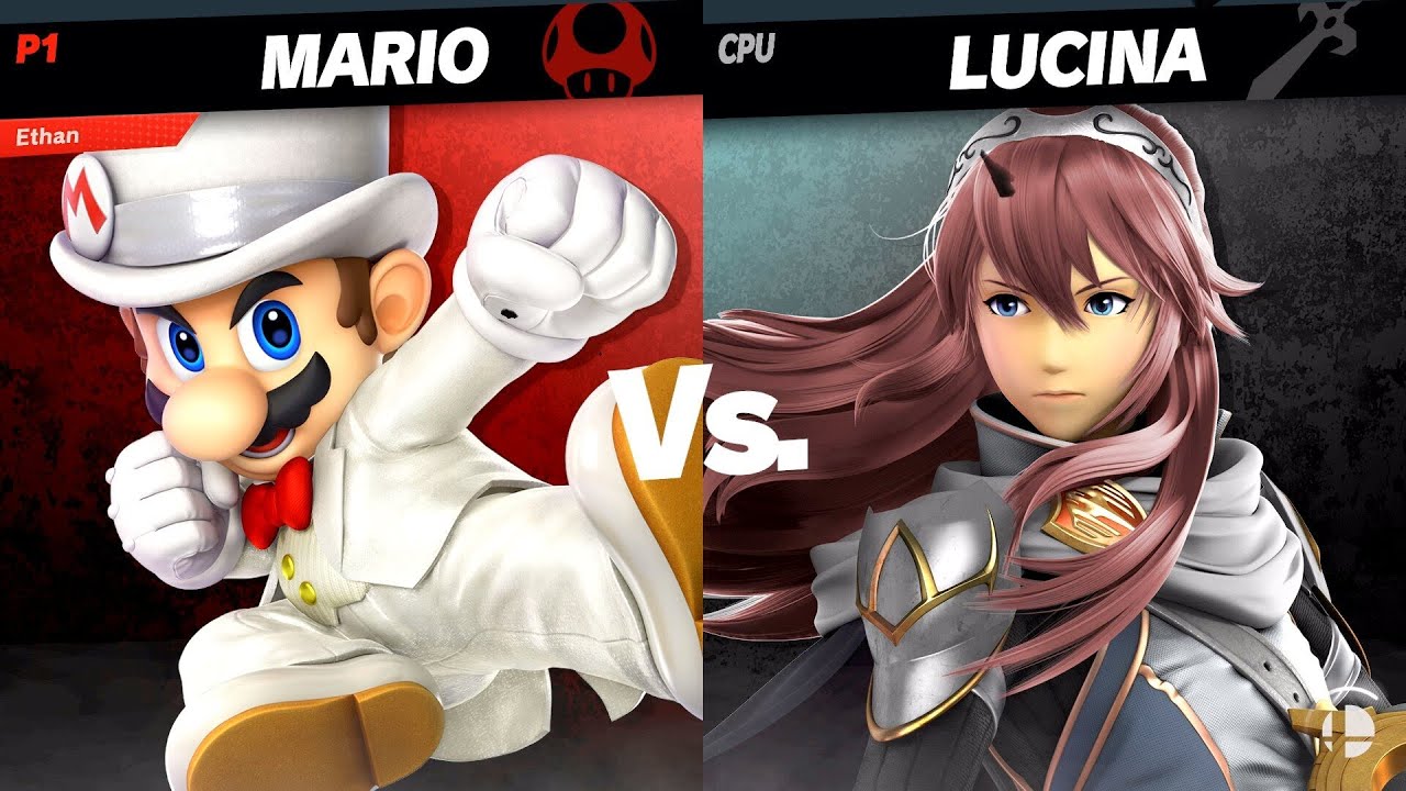 SSBU #514 - Mario (Me) vs. Lucina (Level 9 CPU) - YouTube