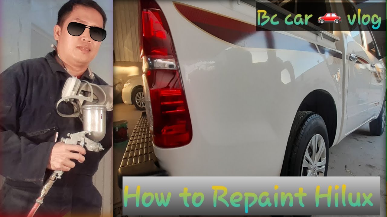 How to Repair Damage Quarter Panel Hilux (040) - YouTube