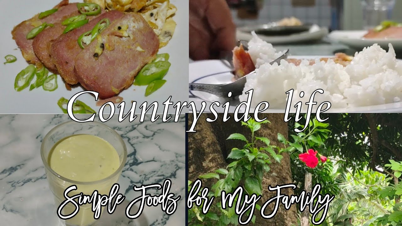 Countryside life, Simple lunch for my family. - YouTube