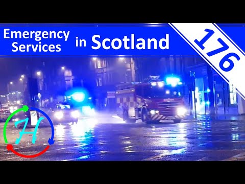 Scottish Police, Fire & Ambulances Responding in Winter - Ep.176 ...