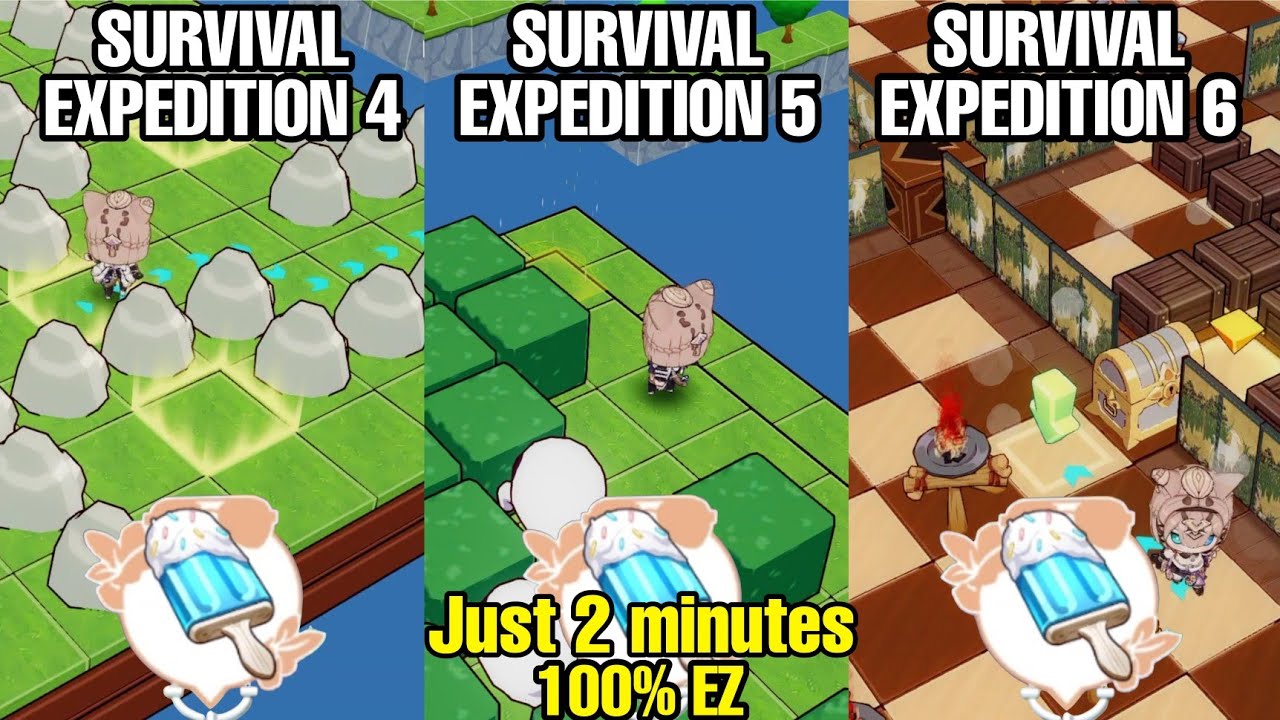"SUMMER RHAPSODY EVENT" Guide Puzzle Survival Expedition 4-5-6 (Honkai ...
