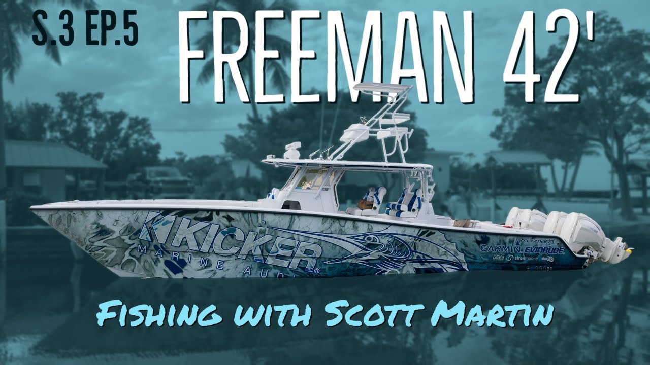 Fishing with @ScottMartinChallenge on his 42' Freeman - YouTube