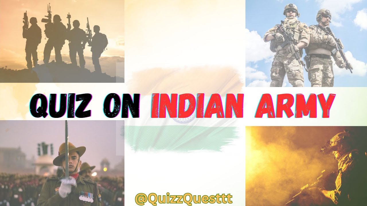 Indian Army Quiz| Indian Army Gk questions and answers | Army Day ...