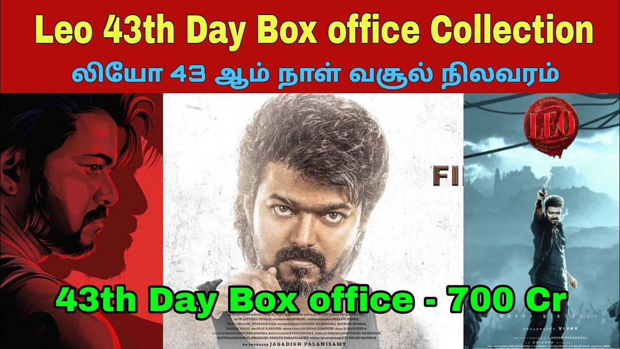 Leo movie 43th day total worldwide box office collection ...