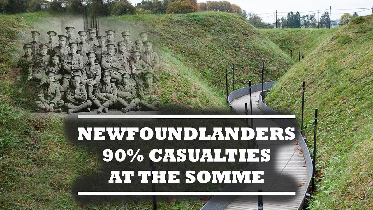 Somme Battlefield Tour - Trenches at Newfoundland Memorial Park - YouTube