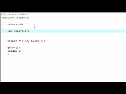 YouTube C Programming Tutorial 14 Intro to Arrays - YouTube