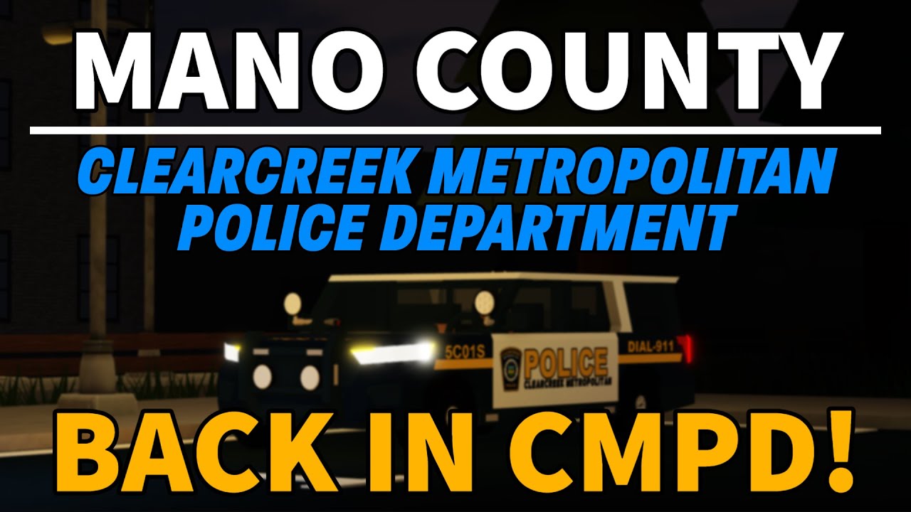 BACK IN CMPD! | Mano County CMPD #37 | ROBLOX - YouTube
