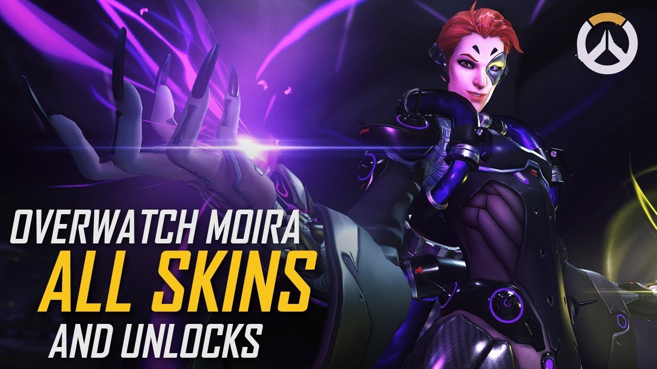 Overwatch MOIRA Skins , Highlight Intros and UNLOCKS! - YouTube