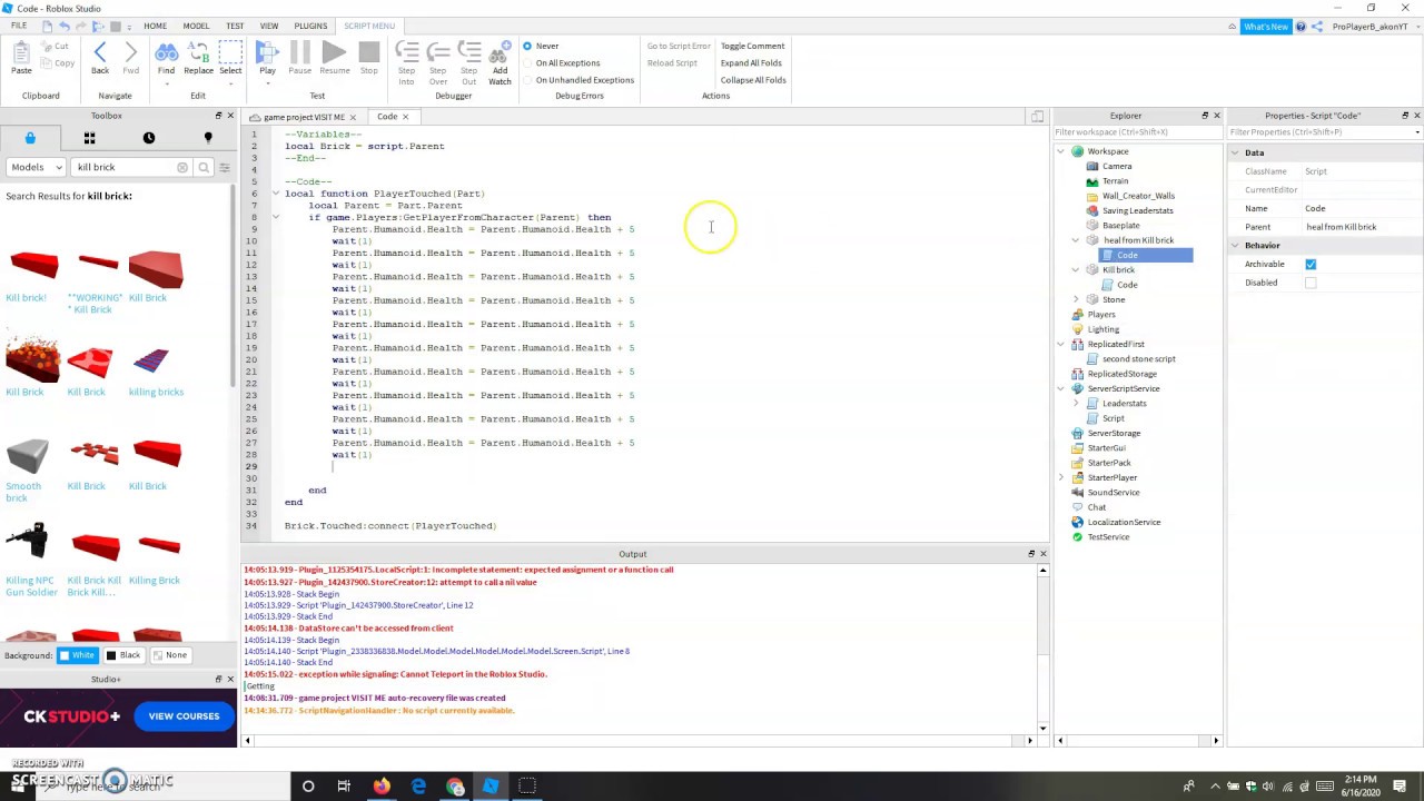 How to Make a game on roblox | Roleplay | PART 1 - YouTube