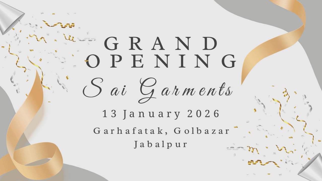 Grand Opening Sai Garments 13 jan 2026 - YouTube