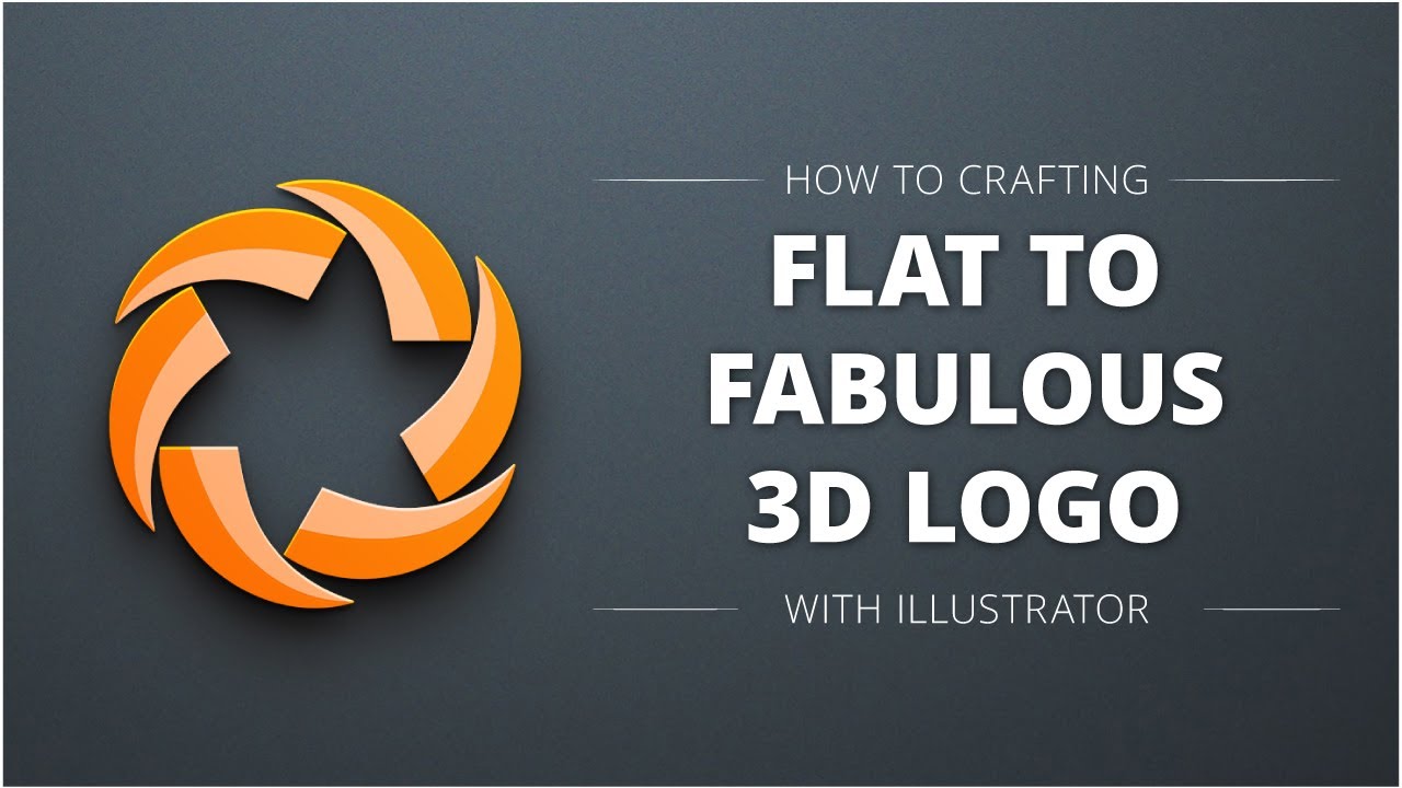 From Flat to Fabulous: 3D Logo Design Techniques in Illustrator by ...
