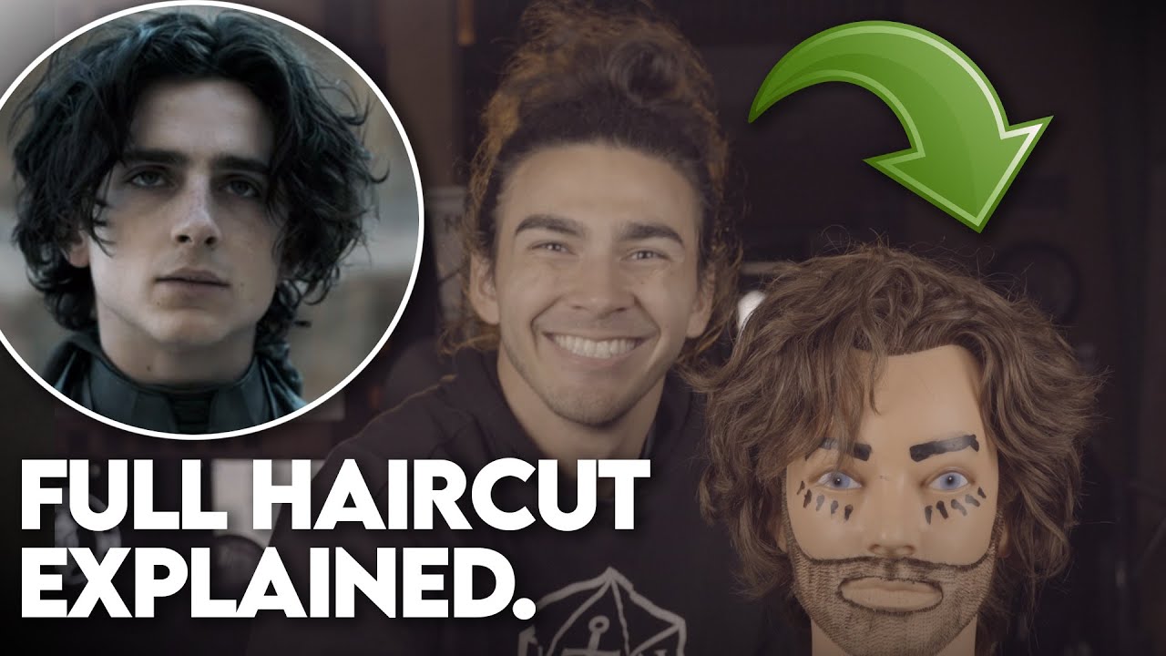 THE 💥ULTIMATE💥 Timothée Chalamet Haircut TUTORIAL | How To Cut Layers ...