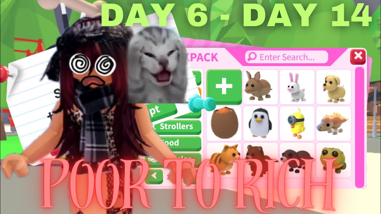 Getting rich in adopt me?! || Roblox Adopt Me! || Poor To Rich ...