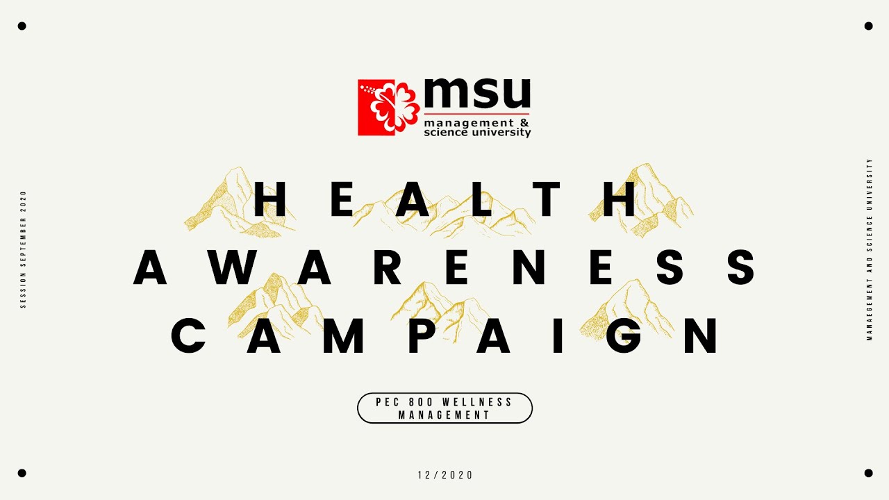 PEC 800 Final Project: Health Awareness Campaign - YouTube