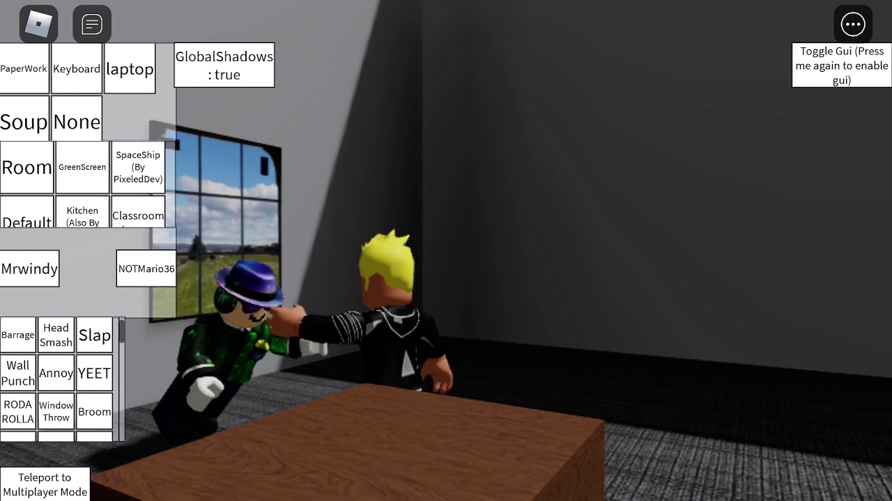 Beating up Mrwindy in beat up simulator (ROBLOX) - YouTube
