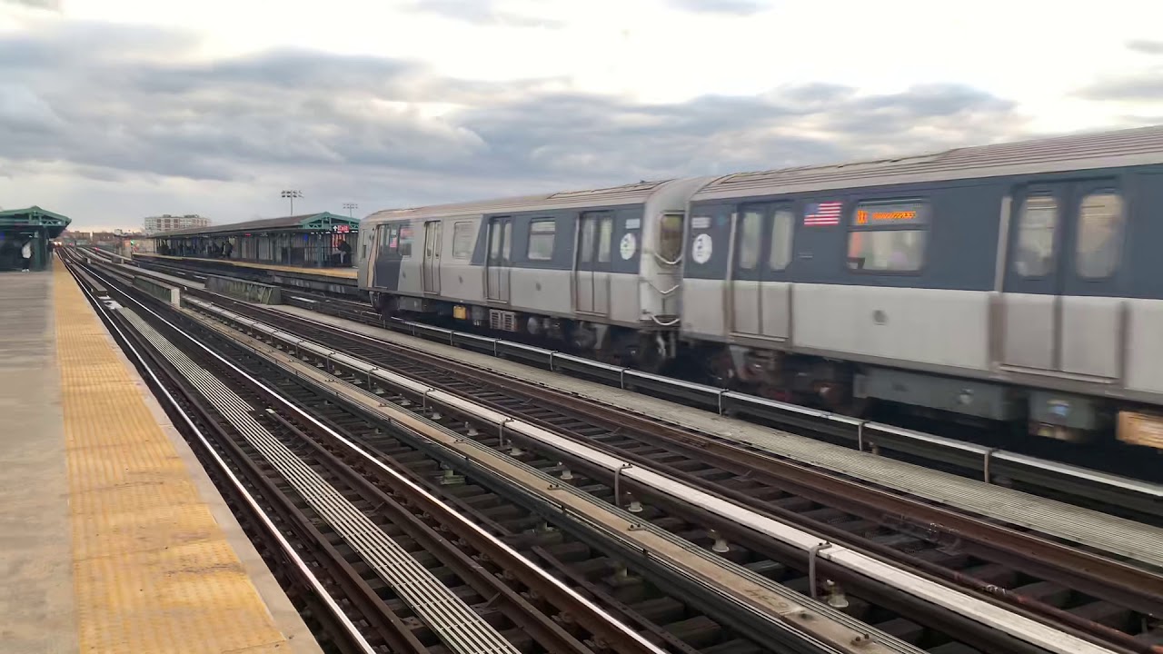 NYC Subway HD Exclusive: R160 (D) @ 79th Street - YouTube