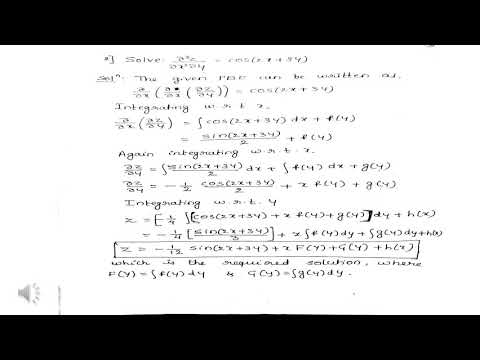 Advanced Calculus And Numerical Methods-18MAT21- Module 3- Partial ...