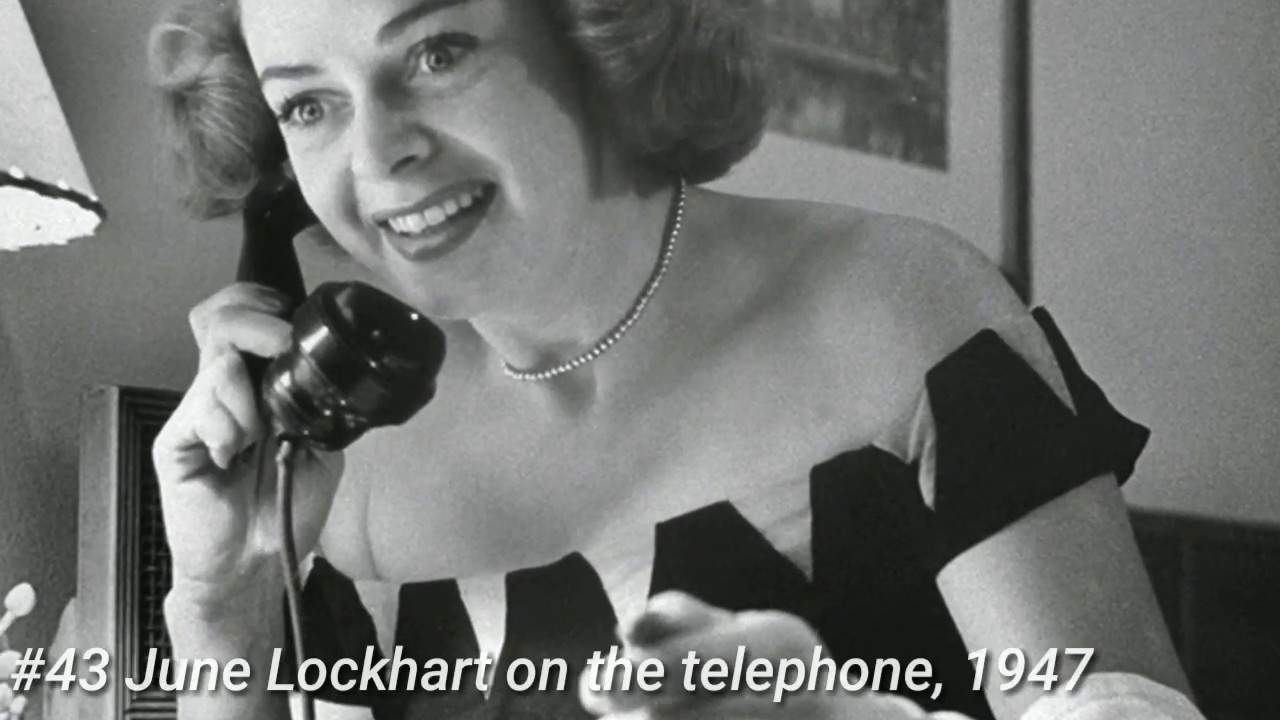 Beautiful Historic Photos Of Celebrities On The Phone - YouTube
