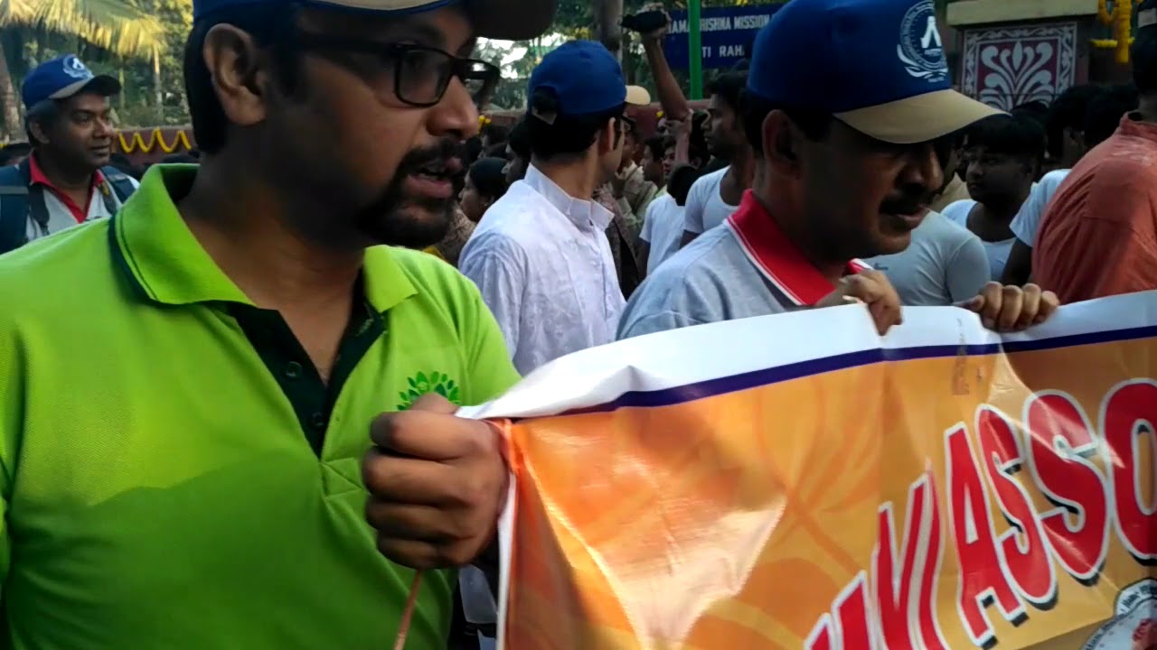 Ramakrishna Mission Boys' Home, Rahara Procession -2018(4) - YouTube