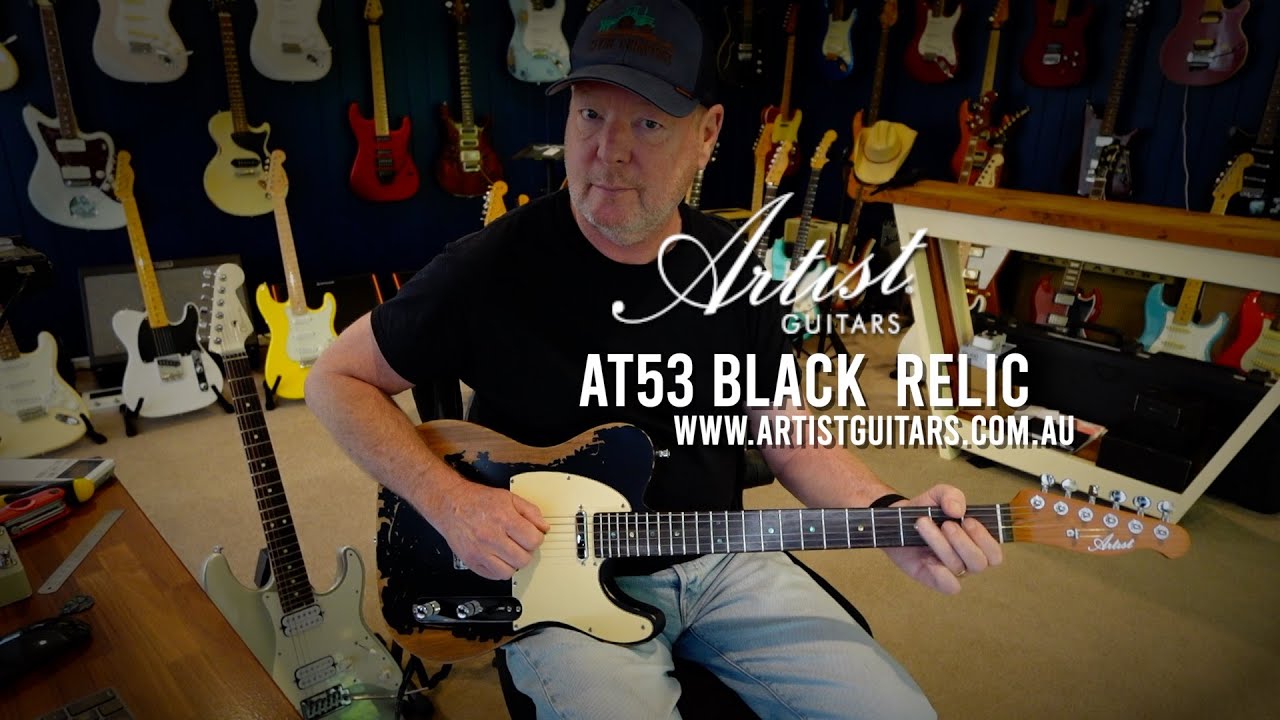 Artist Guitars: AT53 Black Relic - YouTube