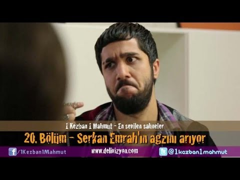 1 Kezban 1 Mahmut - Serkan Emrah'ın ağzını arıyor (En sevilen sahneler) | Delivizyon