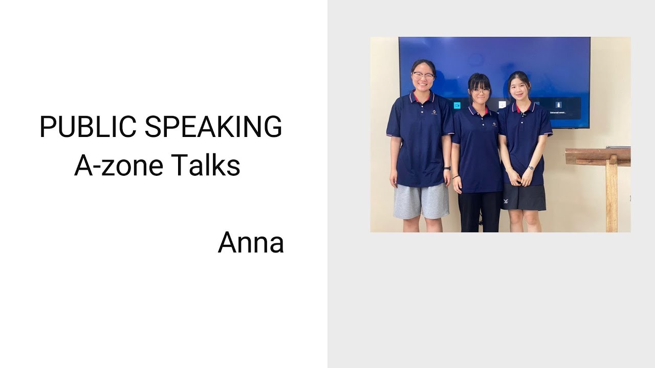 Anna's Public Speaking - YouTube