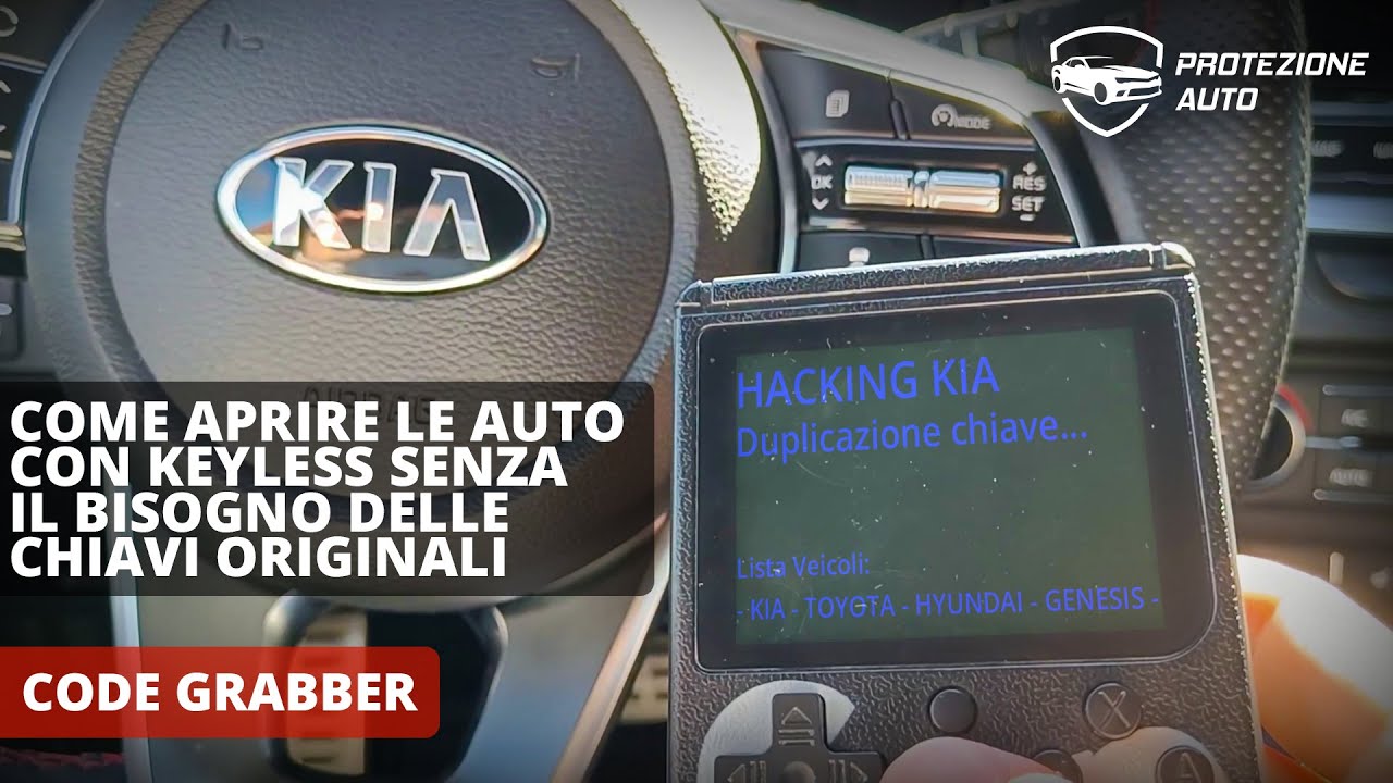 Come aprire tutte le auto con sistema KeyLess senza le chiavi originali ...