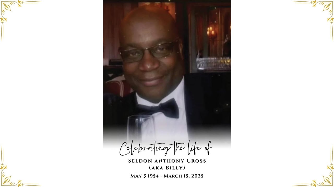 CELEBRATION OF LIFE ~ SELDON ANTONY CROSS - YouTube