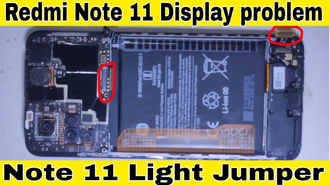 Redmi Note 11 Display Light || Note 11 Lcd light problem || Redmi phone ...