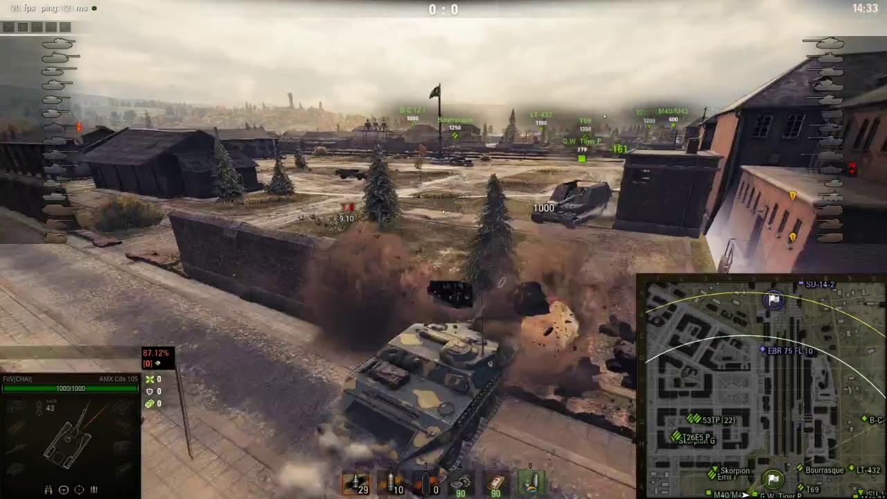 AMX cda 105 - 3.000 DPG - YouTube