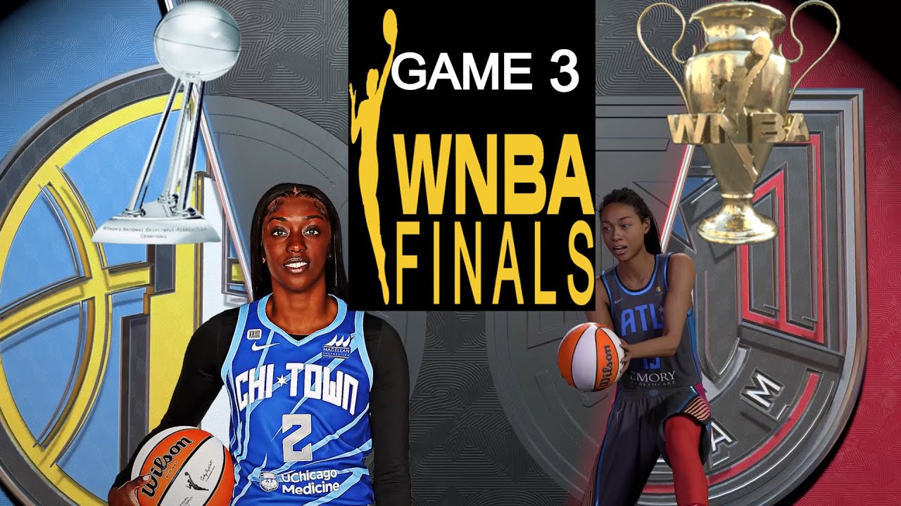 WNBA FINALS 2023 GAME 3 | CHICAGO SKY vs ATLANTA DREAM | SERIES TIED 1 ...