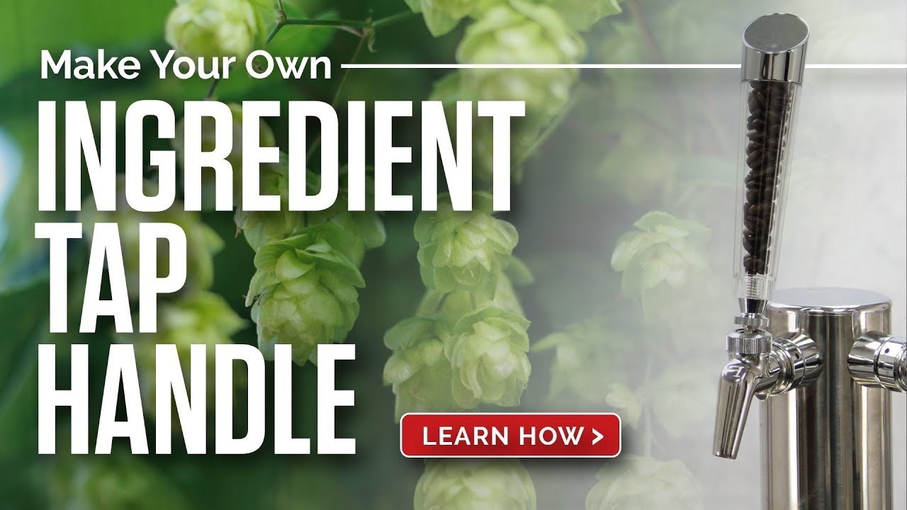 How to Make a Simple Custom Tap Handle Using Your Ingredients - YouTube