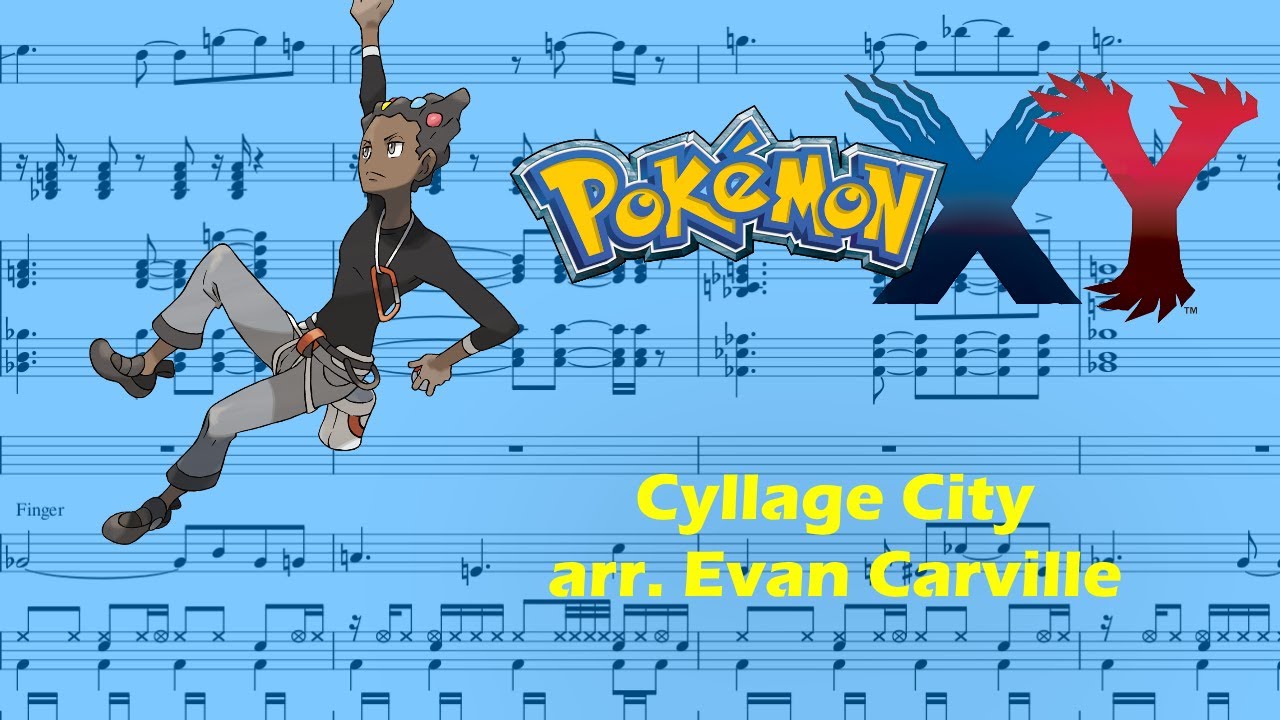 Cyllage City (from Pokemon X/Y) score transcription/remake - YouTube