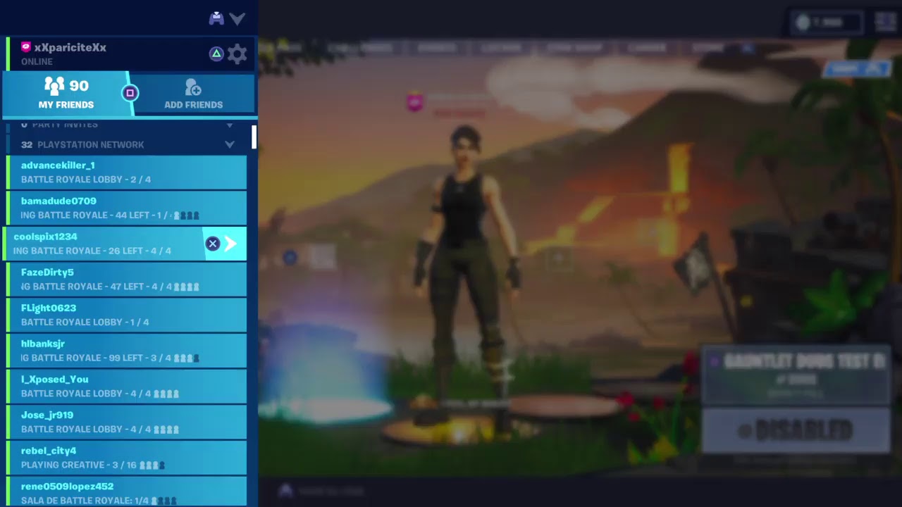 xXpariciteXx's Live PS4 Broadcast Fortnite 600 ping - YouTube