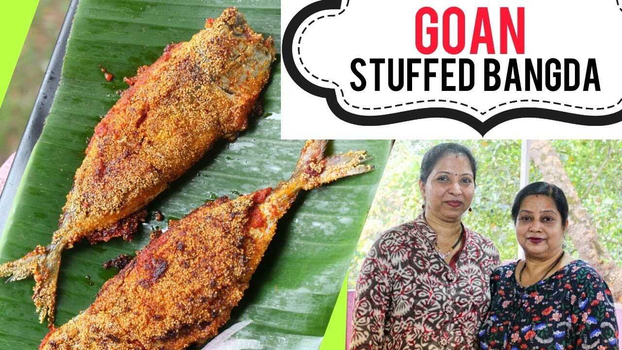 Authentic Recheado Bangda Recipe | Goan Fish Fry | Stuffed Mackerel ...